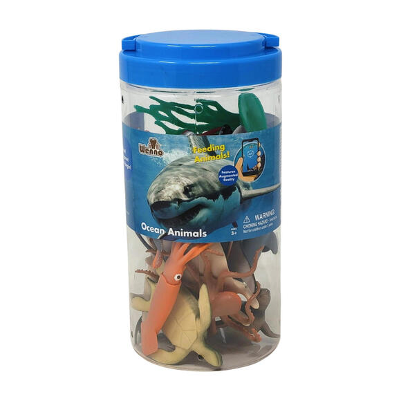 Toys | Wenno Ocean Sea Animals 13 Pcs Sharks Dolphin Seal With ...